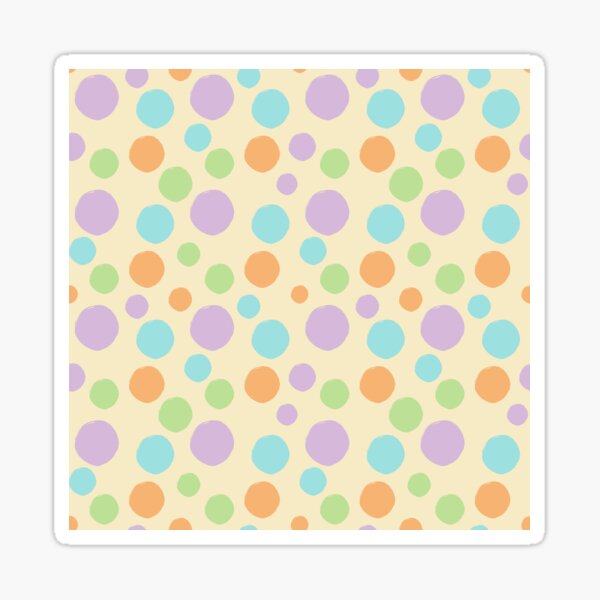 "Dino Dots " Sticker for Sale by Kiki-B-Art | Redbubble