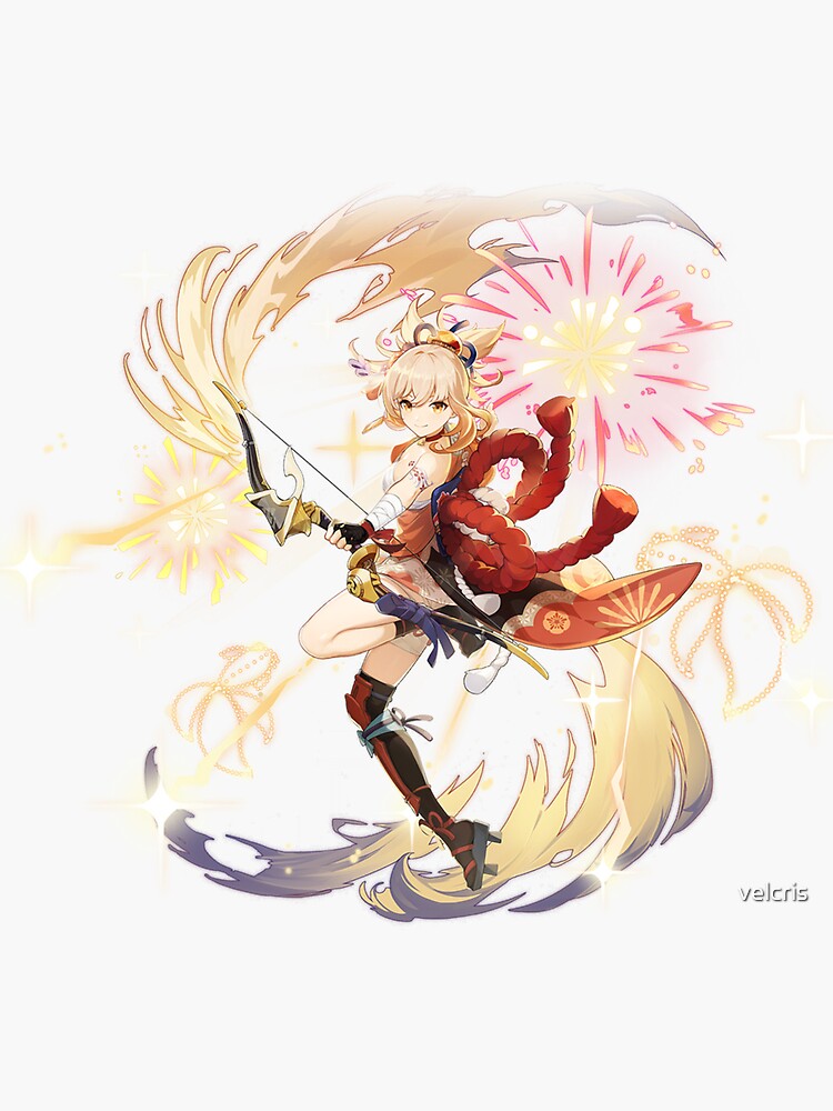 "Yoimiya" Sticker for Sale by velcris | Redbubble