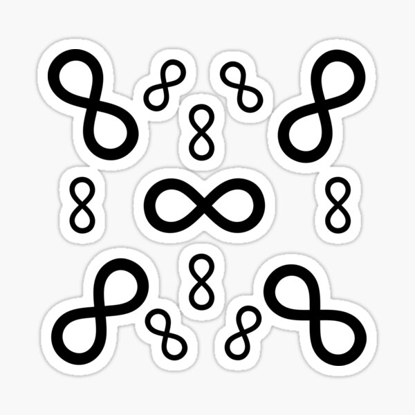 "International infinity day" Sticker by MGB-arts | Redbubble