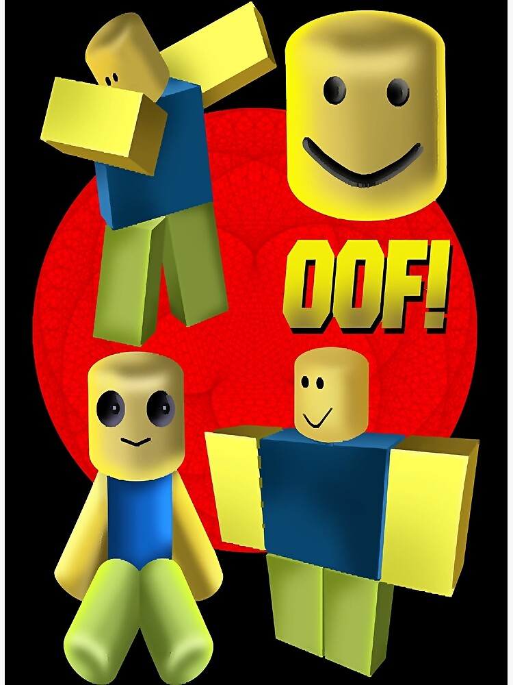 "Roblox noob " Poster for Sale by BartholRhyat | Redbubble