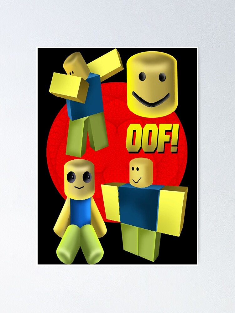 "Roblox noob " Poster for Sale by BartholRhyat | Redbubble