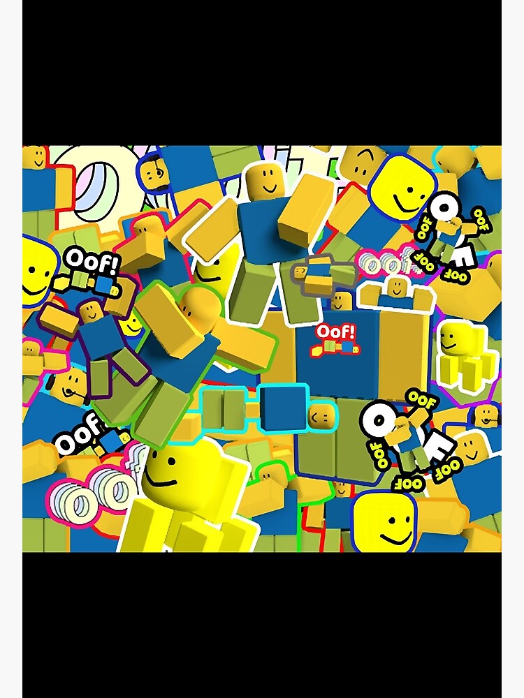 "Roblox Memes Pattern All The Noobs Oof ,Yeet, Dab, Dabbing, Do You Are ...
