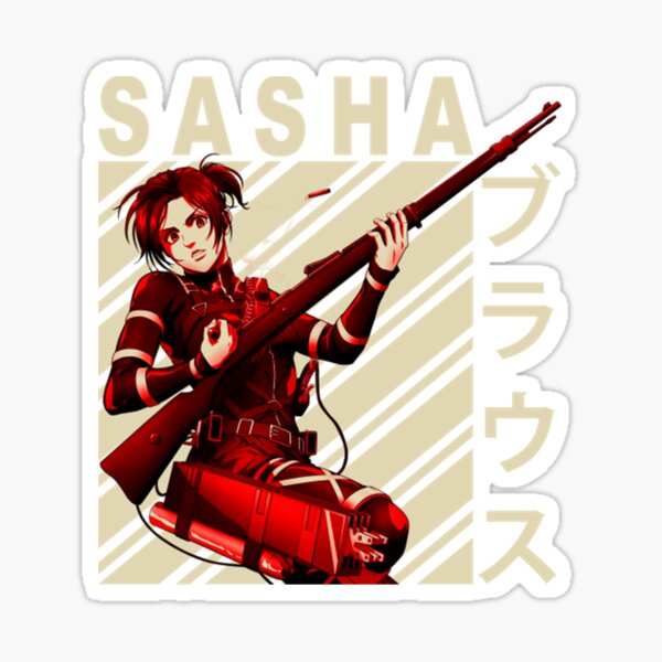 "Sasha Braus" Sticker for Sale by Csonkaerik | Redbubble