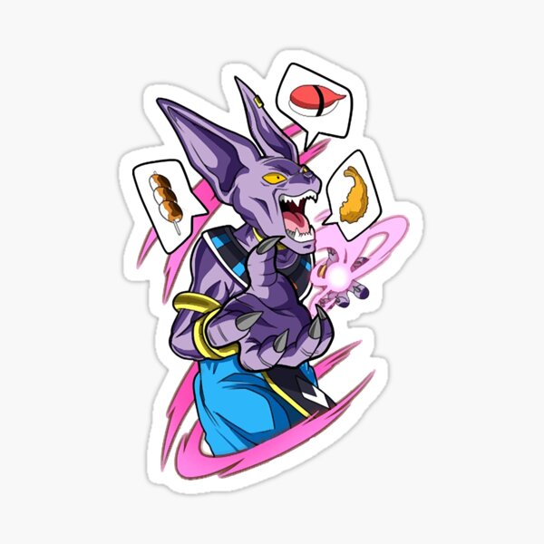 "beerus " Sticker for Sale by Hendrickson39 | Redbubble