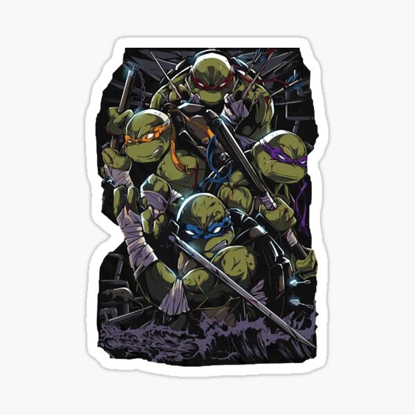 "tmnt " Sticker for Sale by Hendrickson39 | Redbubble