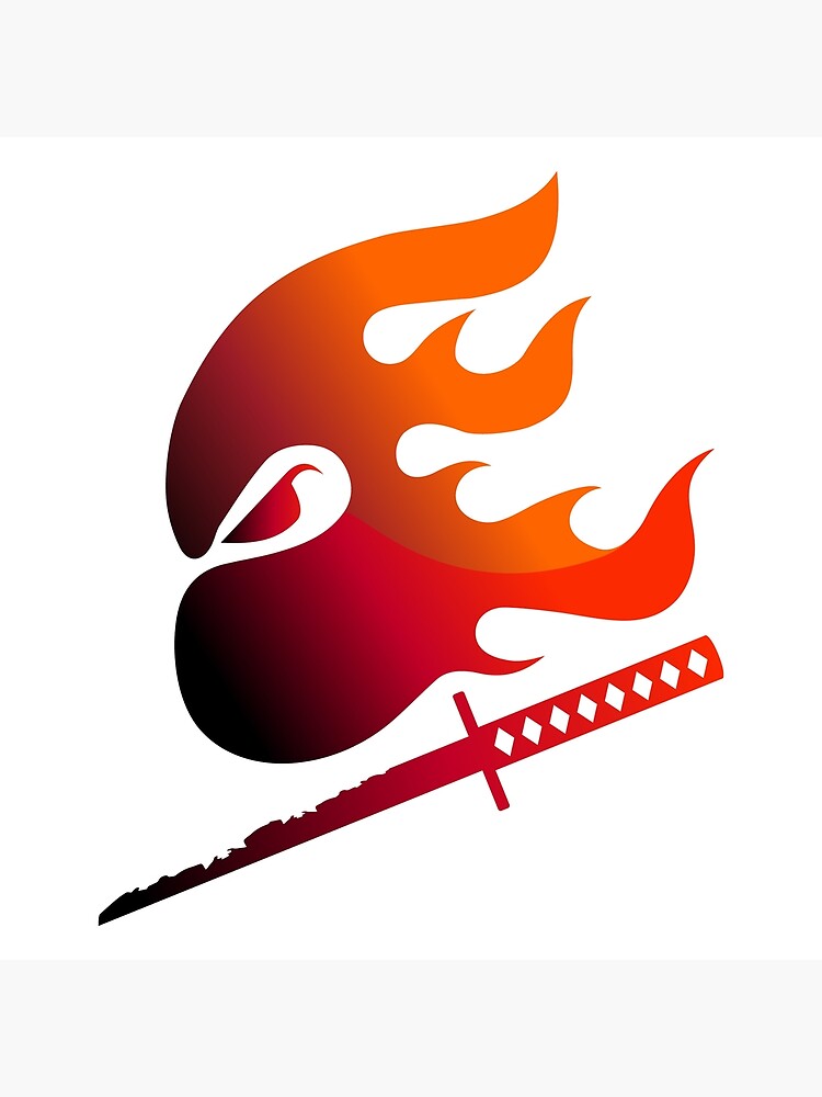 "Ninja - Fire - Flame" Poster for Sale by WdiCreative | Redbubble