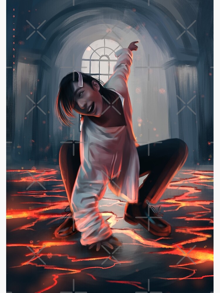 Hyunjin Playing With Fire Photographic Print By Moshiso Redbubble