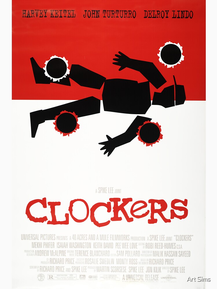"Clockers Movie Poster" Essential T-Shirt for Sale by artsims | Redbubble