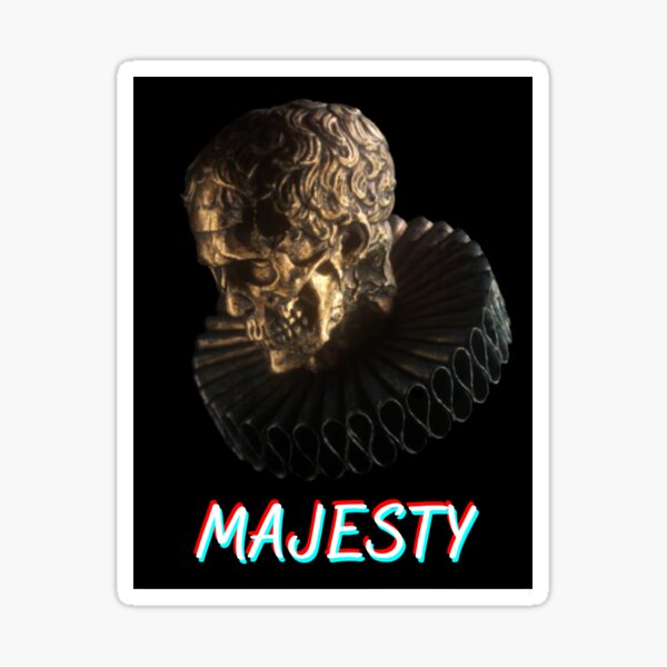 " MAJESTY - ALBUM COVER - Apashe on Behance | Vaporwave art, Skull art ...