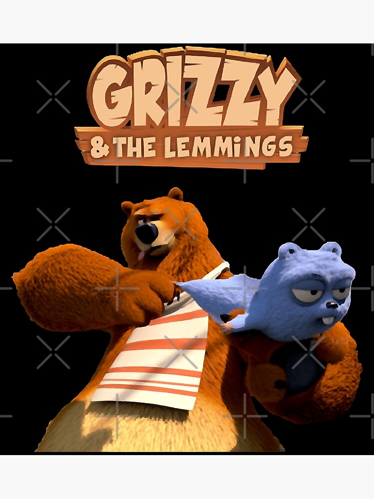 "Grizzy and the lemmings cartoon childrens show" Art Print by ...