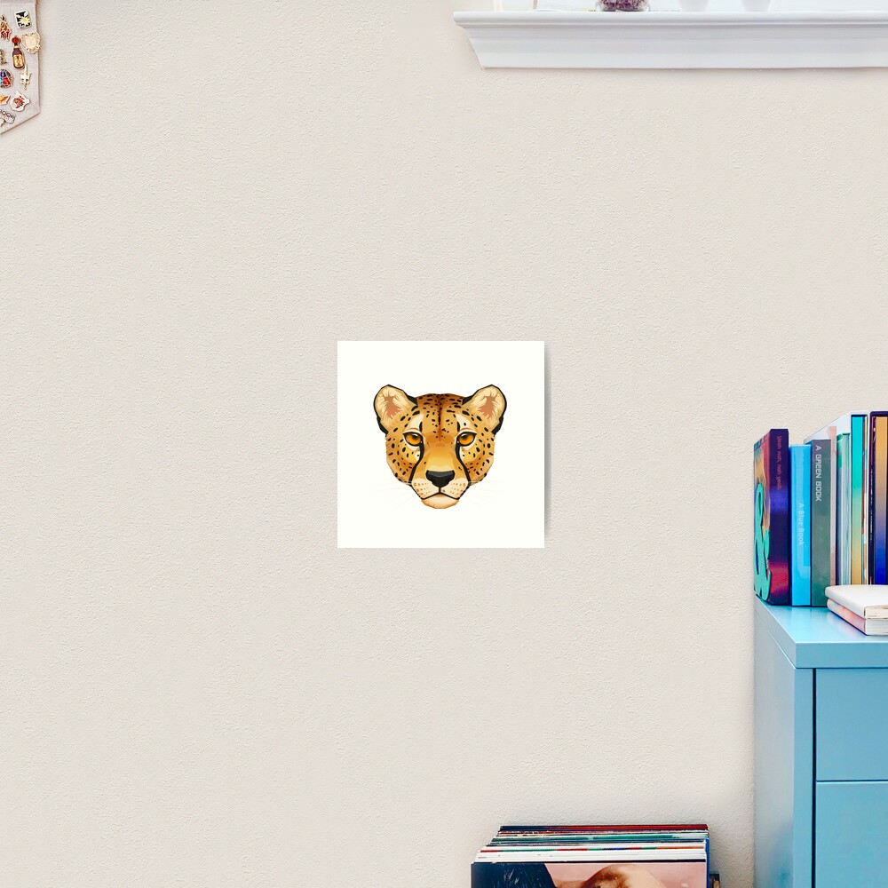 "Cheetah Face" Poster for Sale by Paula Lucas | Redbubble