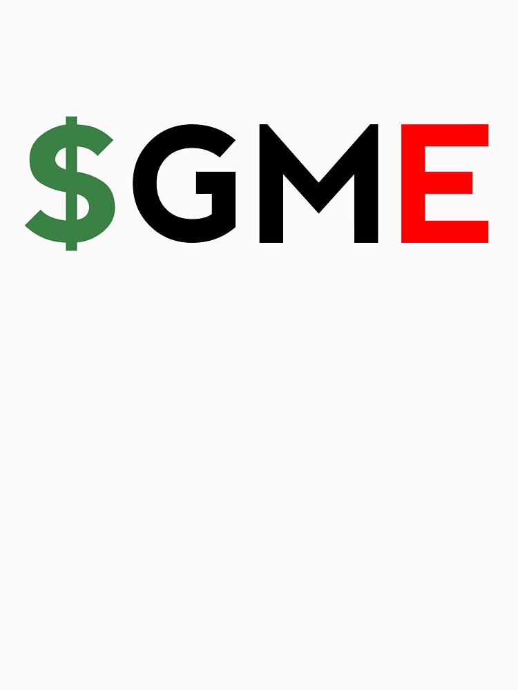 "GME Stock Ticker (GameStop)" T-shirt by the-two-store | Redbubble