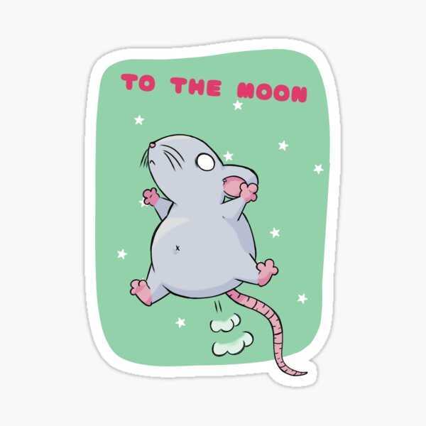 "Farting Rat" Sticker for Sale by fineterra | Redbubble