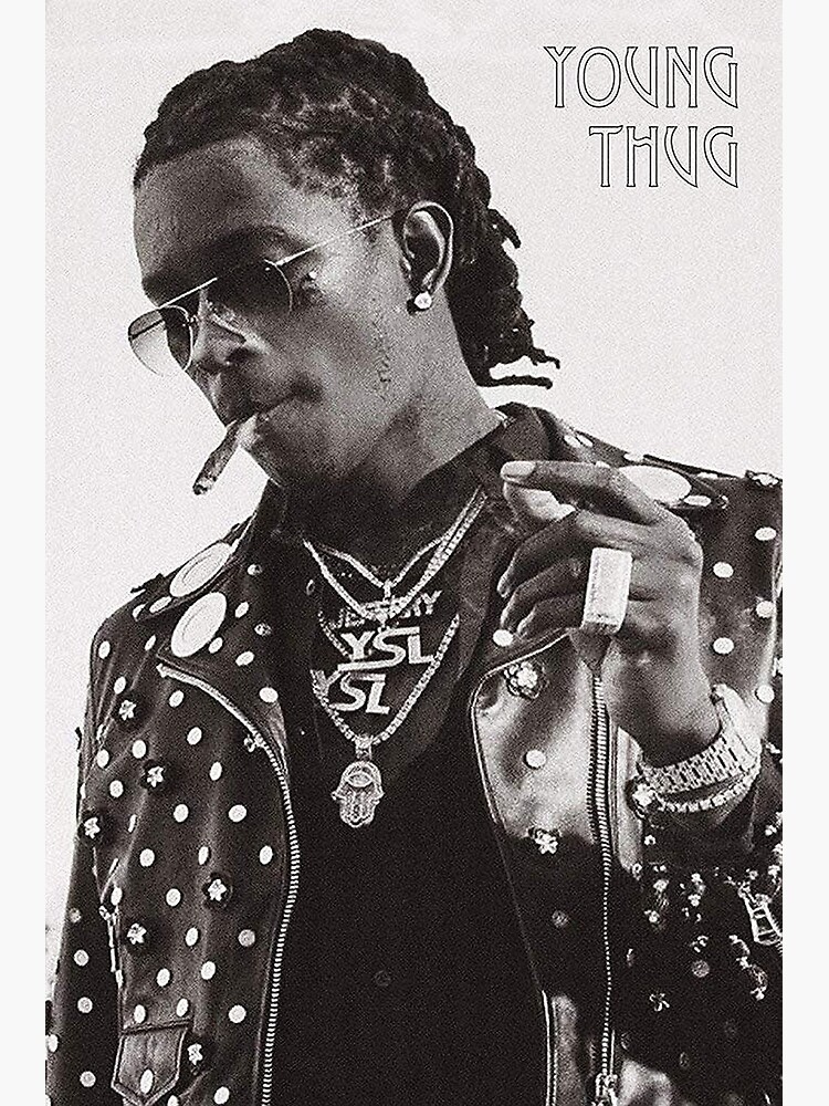 "Thugger Smoking" Poster by andresferguson | Redbubble