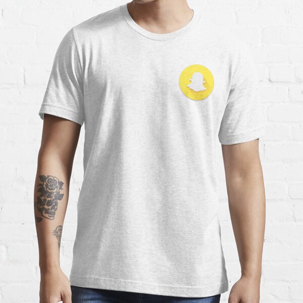 "Snapchat logo" T-shirt for Sale by Ham0de | Redbubble | logo t-shirts ...