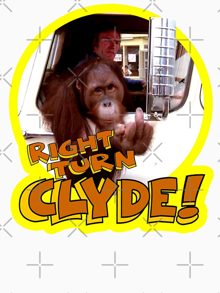 "Right turn clyde" T-shirt for Sale by Animestudio | Redbubble | clint ...