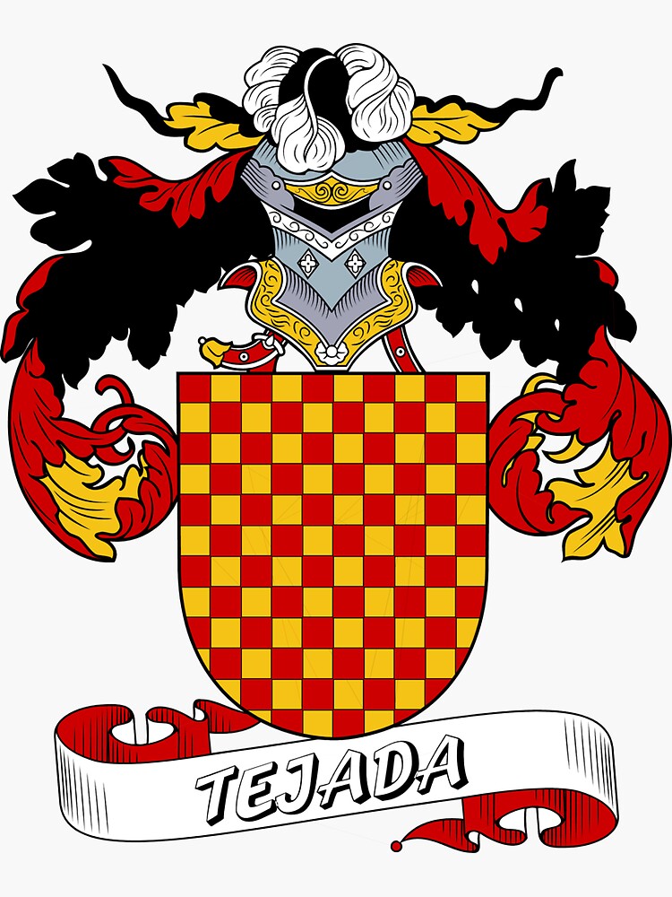 "Tejada" Sticker by HaroldHeraldry | Redbubble