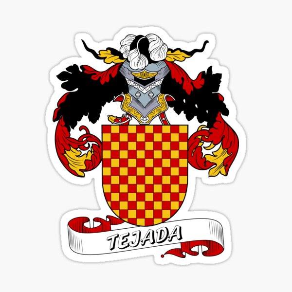 "Tejada" Sticker by HaroldHeraldry | Redbubble