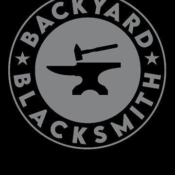 "Backyard Blacksmith" Sticker for Sale by HueTop | Redbubble