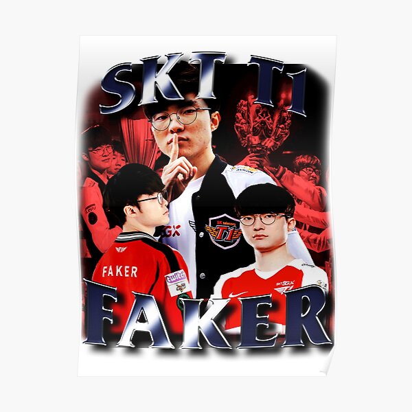 Skt T1 Faker Posters | Redbubble