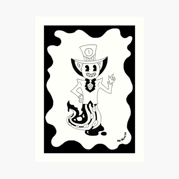 "Hazbin Hotel - Sir Pentious Version "Bendy"" Art Print by MrNevets ...
