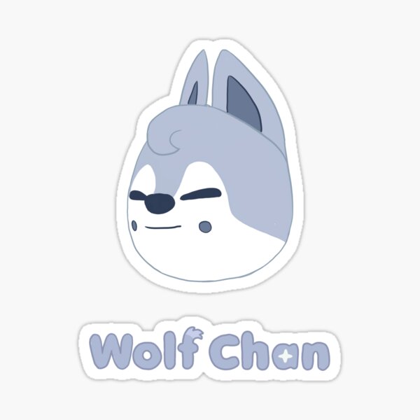 "Stray kids - skzoo wolf chan " Sticker for Sale by LilMissRandom17 ...