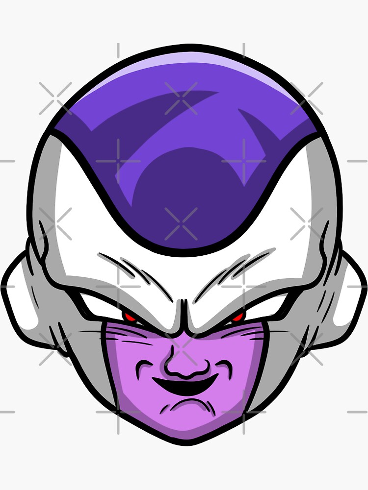 "Frieza Dragon Ball Z Cartoon Sticker" Sticker von MeydeyDesign | Redbubble