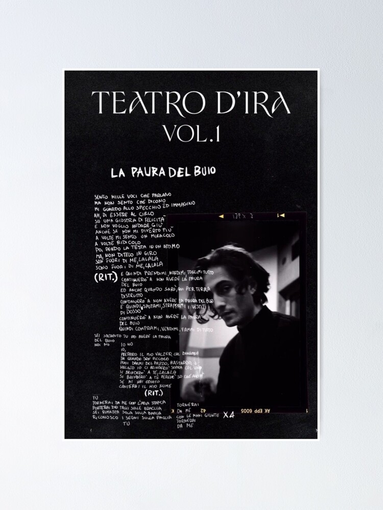 "La paura del buio" Poster for Sale by forgiseth | Redbubble