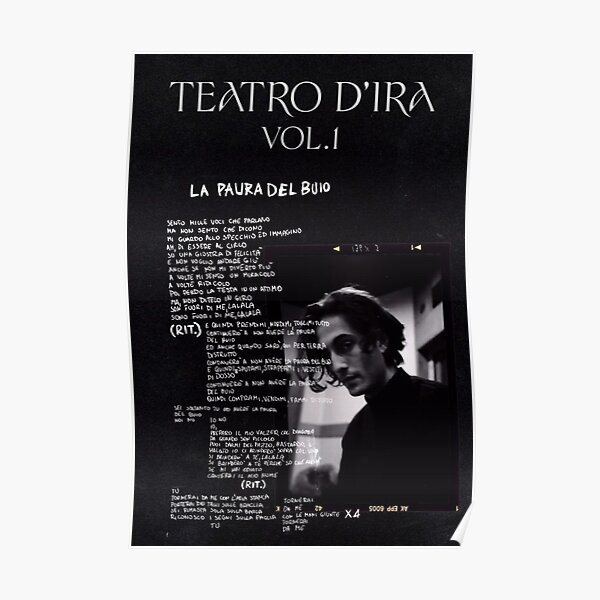 "La paura del buio" Poster for Sale by forgiseth | Redbubble