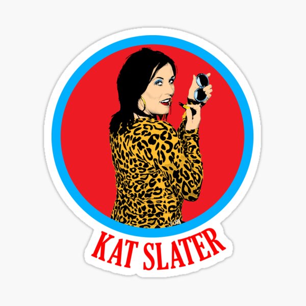 "Leopard Print Kat doing her lippy - Pop Art" Sticker for Sale by ...