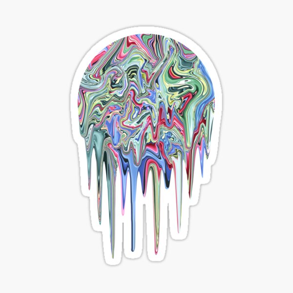 "Liquid Chlorophyll -drip" Sticker by mands-pands | Redbubble