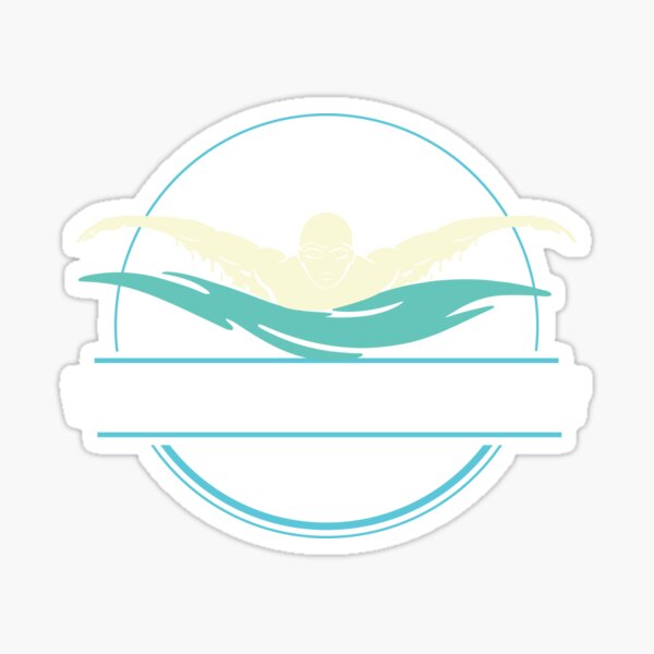 "Swimming Water Swimmer Lifeguards Swimming Pool" Sticker for Sale by ...