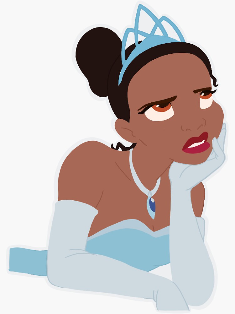 "Princess and the Frog Sticker" Sticker for Sale by Bailey-Rose1 ...