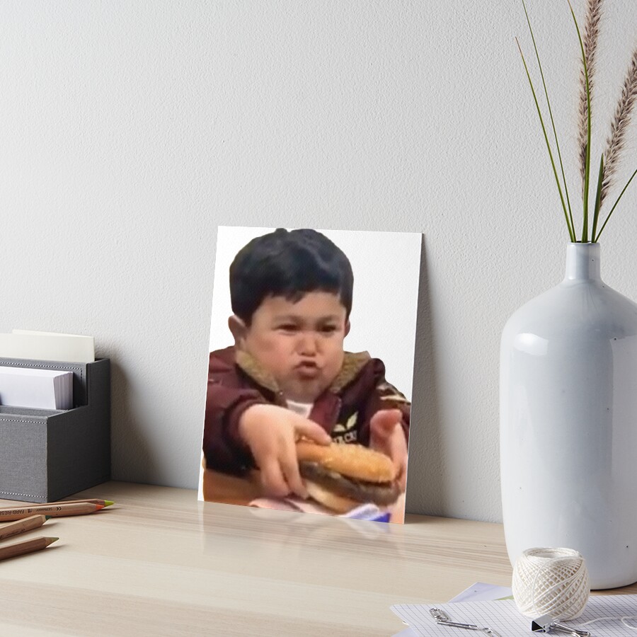 "Borgir meme by Abdu Rozik" Art Board Print for Sale by AyoubFt | Redbubble