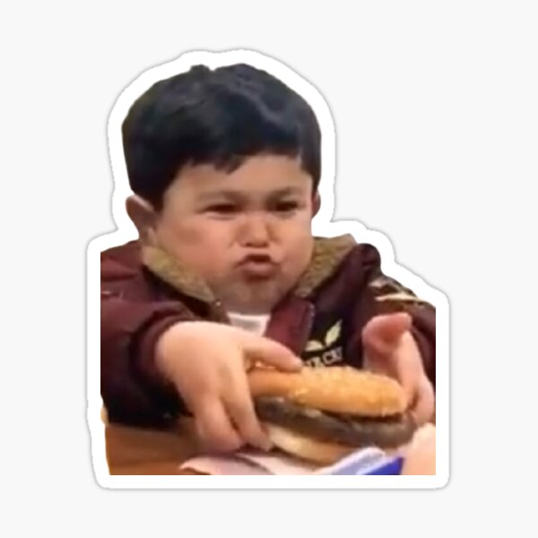 "Borgir meme by Abdu Rozik" Sticker for Sale by AyoubFt | Redbubble