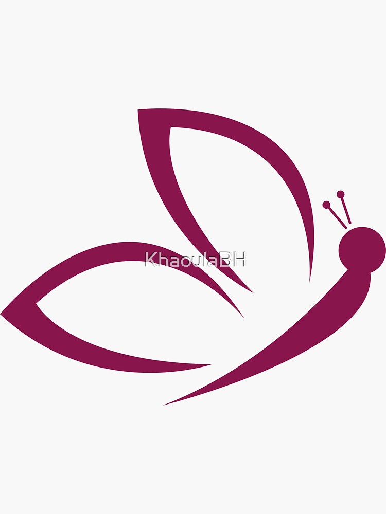 "Umi Butterfly" Sticker by KhaoulaBH | Redbubble