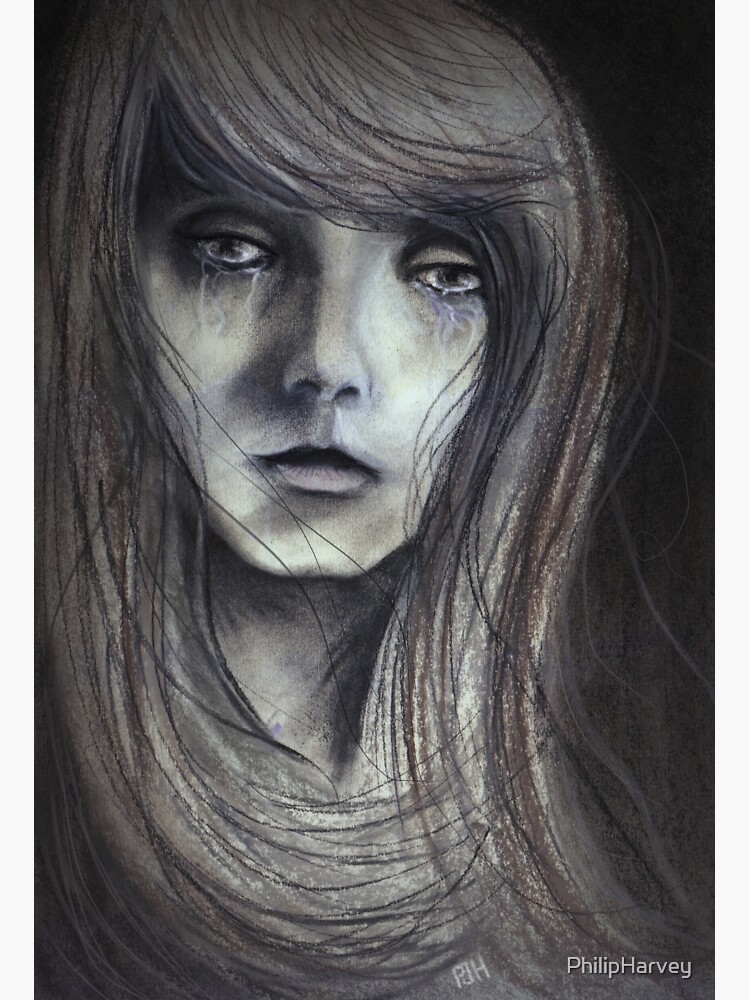 "Weeping Woman" Sticker for Sale by PhilipHarvey | Redbubble