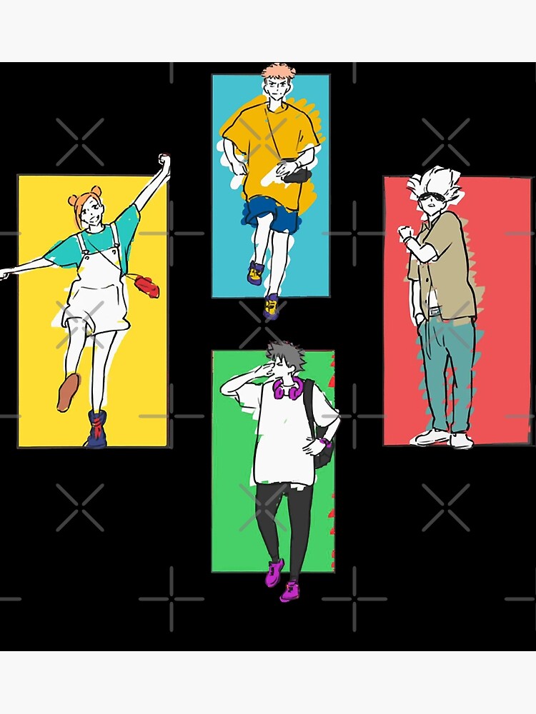 "Pack Stickers Friendo Jujutsu Kaisen Anime and Todo Pose" Photographic ...