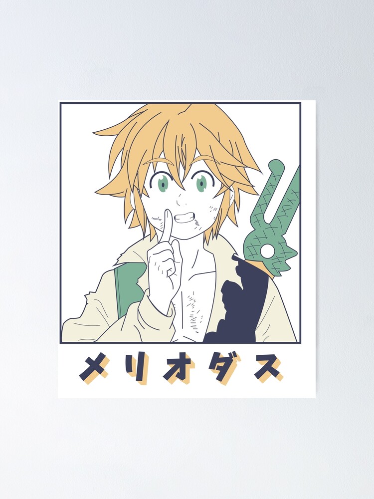 "Meliodas smiling" Poster by ukly0 | Redbubble