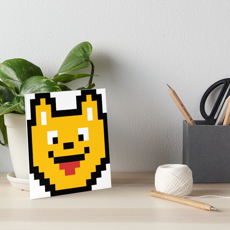 "Golden Retriever Pixel Art" Art Board Print by CornelSmith | Redbubble