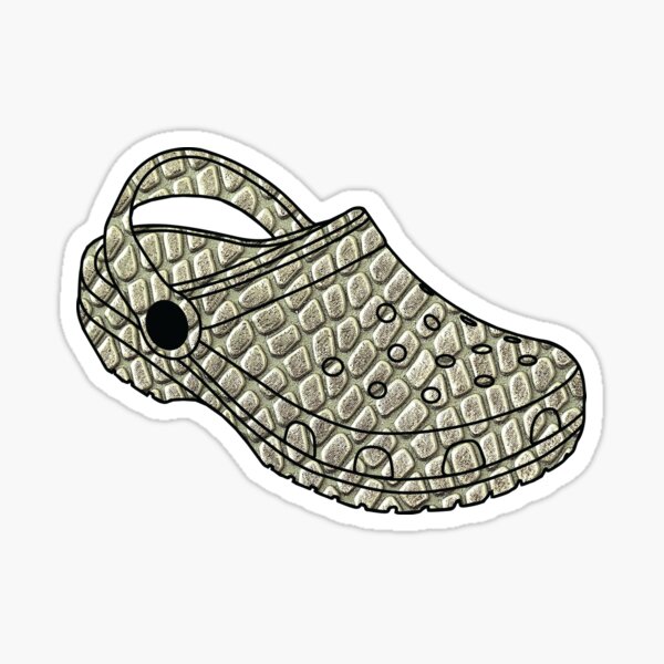 "Crocs Crocodile Aesthetic" Sticker by OldDannyBrown | Redbubble