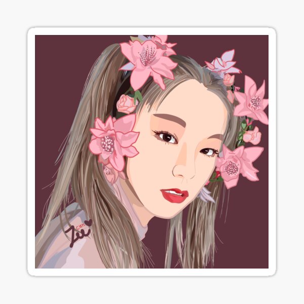 "YEJI ITZY Fanart" Sticker for Sale by spearlixie | Redbubble