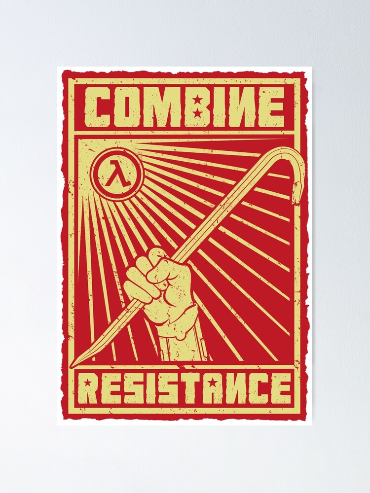 "Widerstand kombinieren" Poster von Prismic-Designs | Redbubble
