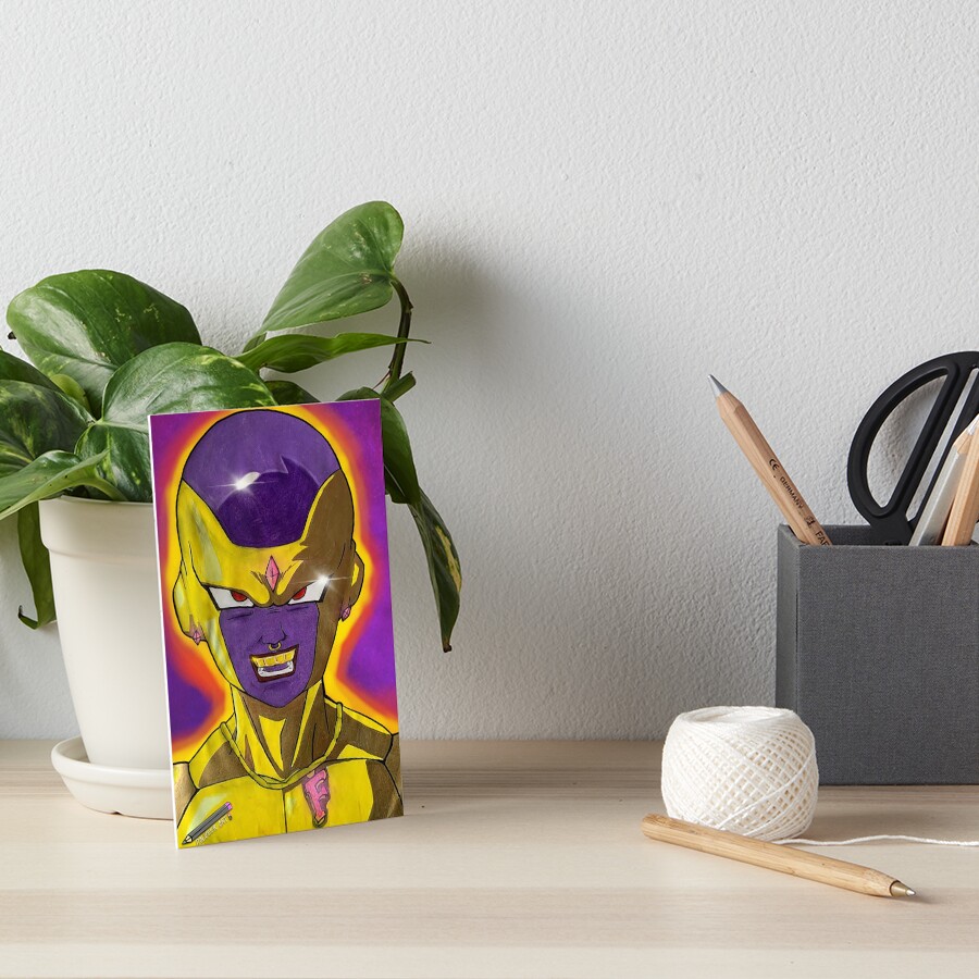 "Drip Golden Frieza - Anime Manga Dragon Ball Super" Art Board Print by ...