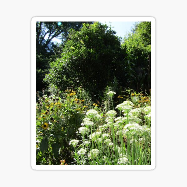 "Flower Garden" Sticker by CPArtStudios | Redbubble