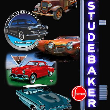 "Studebaker Collection" Sticker for Sale by RMautoart42 | Redbubble