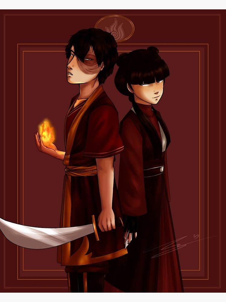 "Mai and Zuko - Power Couple " Photographic Print by megpeggs | Redbubble