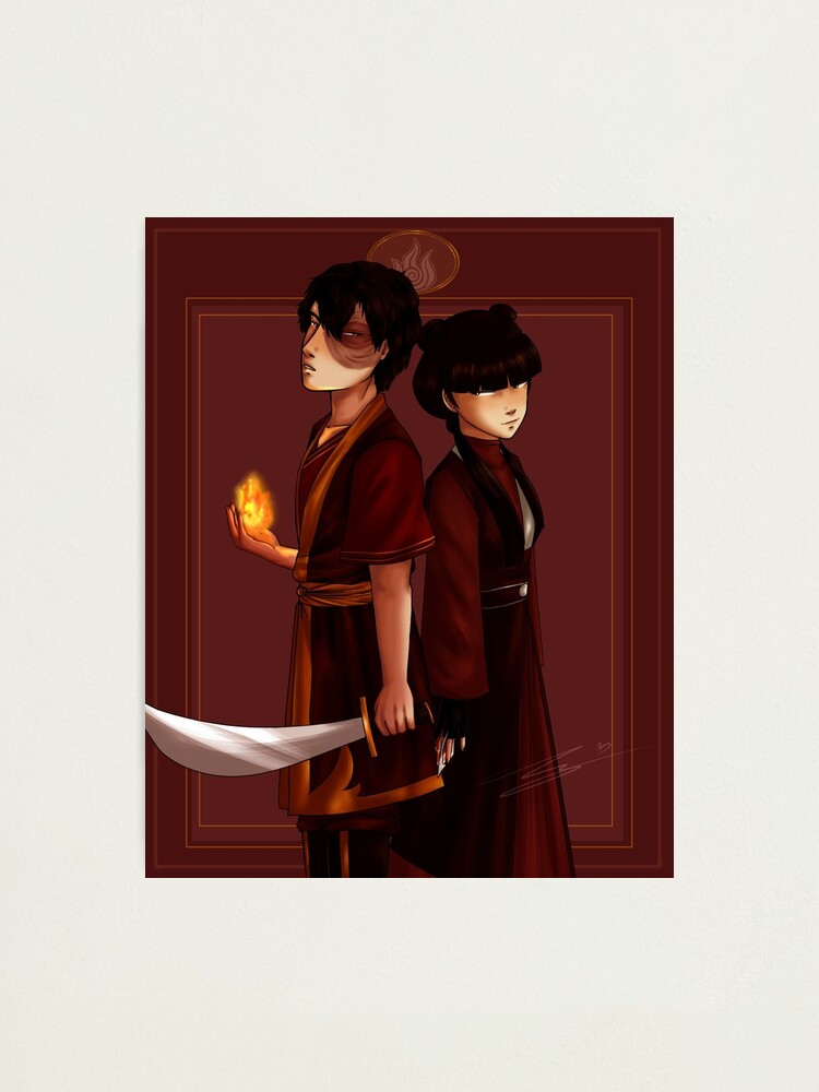 "Mai and Zuko - Power Couple " Photographic Print by megpeggs | Redbubble