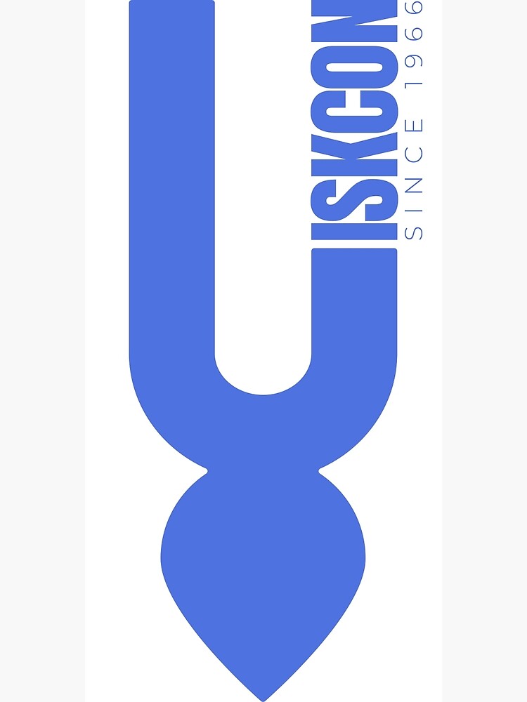"ISKCON Tilak in blue" Poster for Sale by Luxme | Redbubble