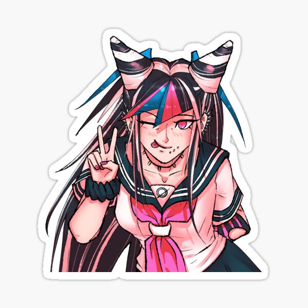 "Ibuki Mioda" Sticker for Sale by vampirarts | Redbubble